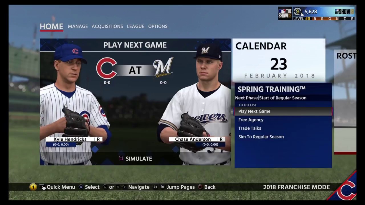 Team Overview - MLB 18 The Show Franchise Ep. 1 - YouTube