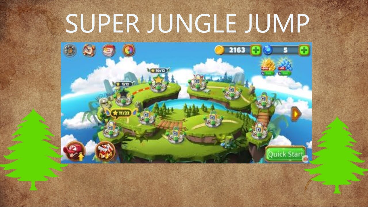 SUPER JUNGLE JUMP GAME! - YouTube