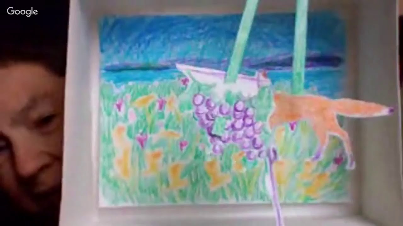 'Fox and the grapes' stick puppet show, an Aesop's Fable - YouTube