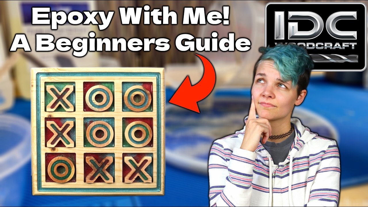 Epoxy Magic - Mixing and Pouring For Your First CNC Woodworking Project ...