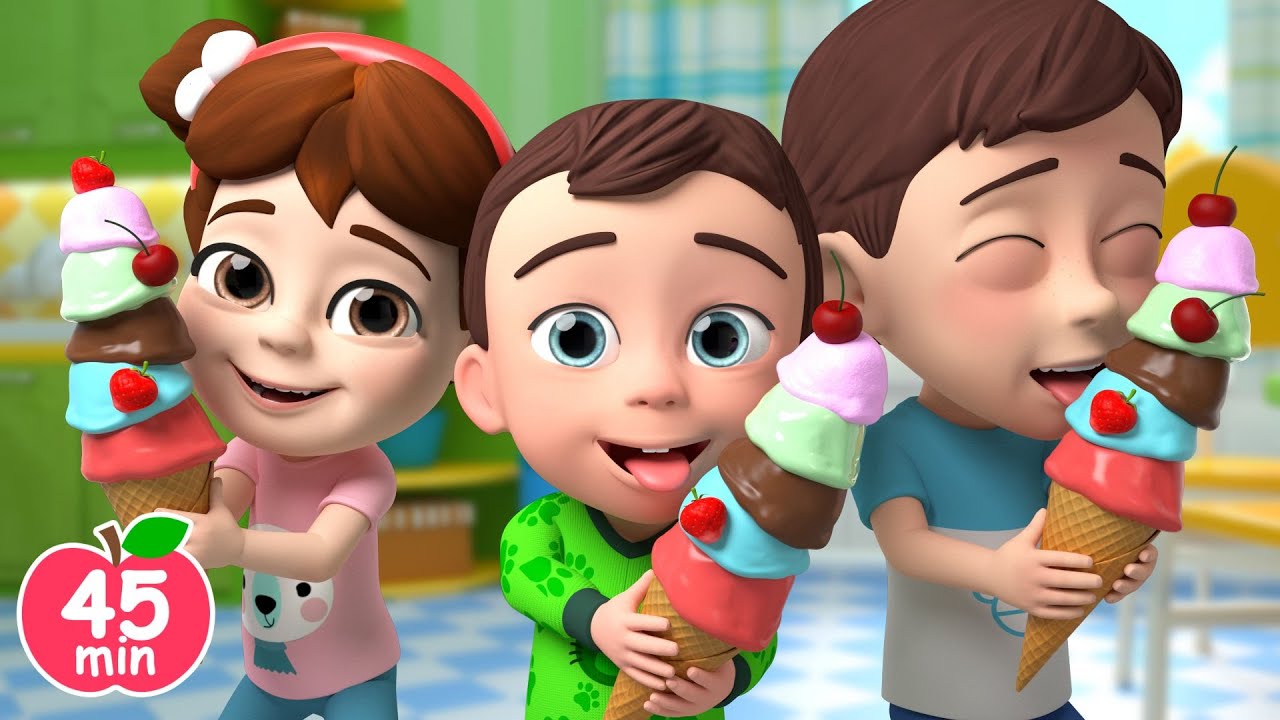 Ice Cream Song | Ice Cream Vending Machine +MORE Educational Nursery ...