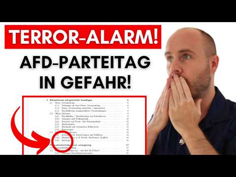 Antifa plant Sprengstoffanschlag auf AfD-Parteitag? Grünen-Chefs rufen zu Gewalt auf?