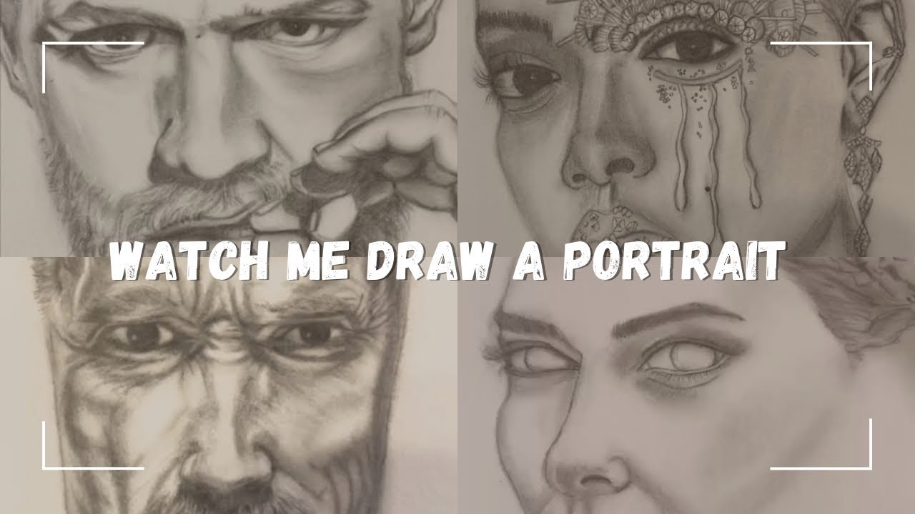 Who I am drawing today? #portrait #drawing #graphite #howto #watch # ...