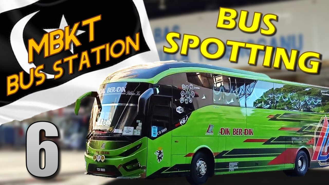 Bus Spotting at MBKT Bus Station 6 - YouTube