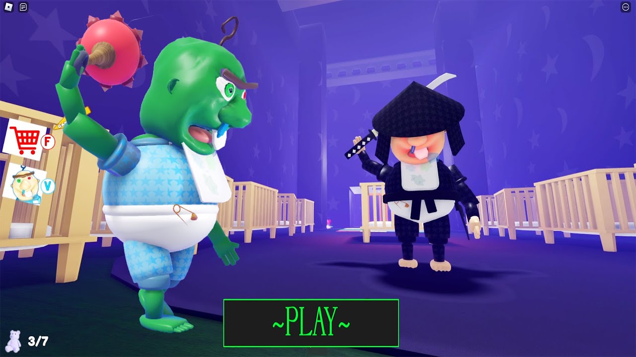 Escape Baby Bobby Daycare! (FIRST PERSON OBBY) - Ninja Mode Roblox Full ...