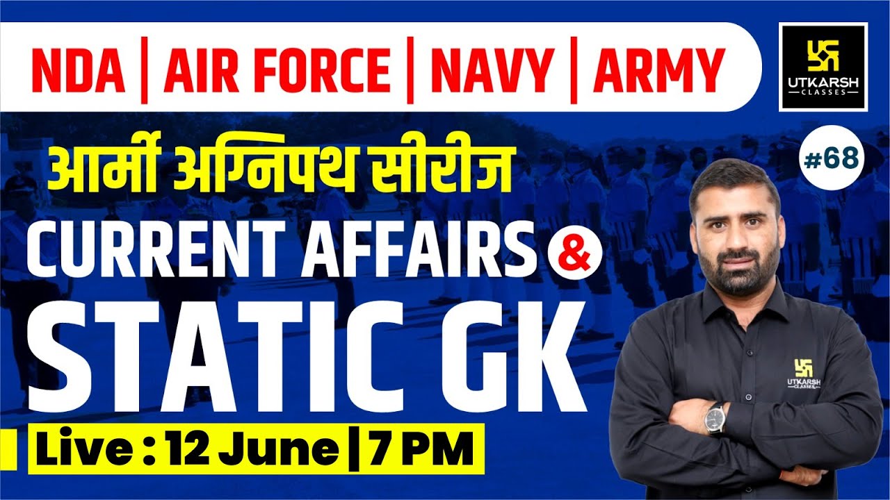 Static GK For Army, Navy, Air-force #68 | Current Affairs 2023 ...