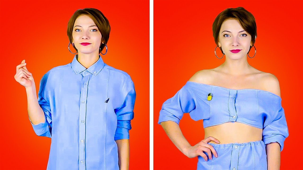 45 FASHION TIPS FOR SMART GIRLS || 5-Minute Decor Tips For Your Clothes ...