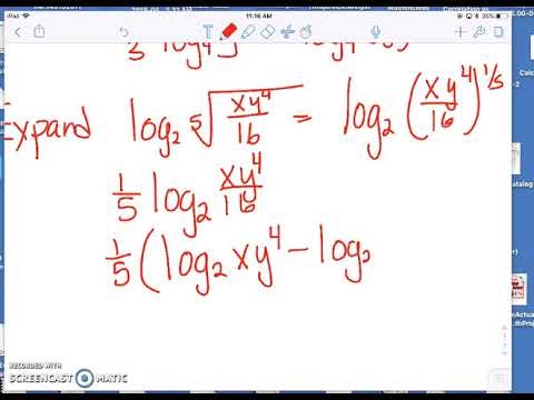 Day 9 Properties of Logs - YouTube