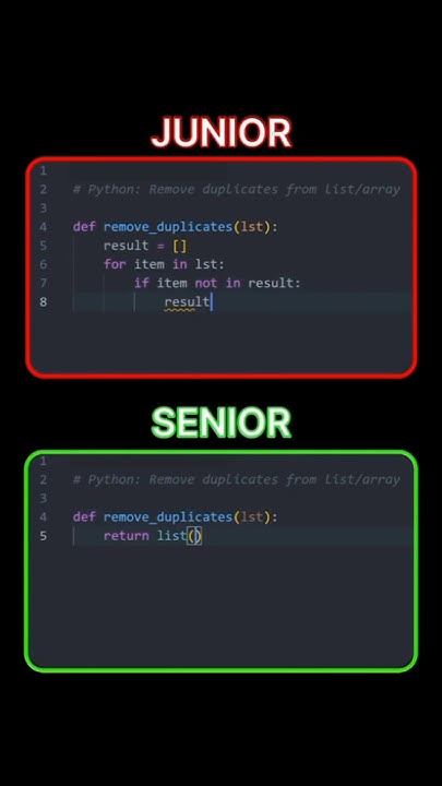How to become Senior python developer.. 💻 ️ |Junior Vs Senior| #programming #python # ...