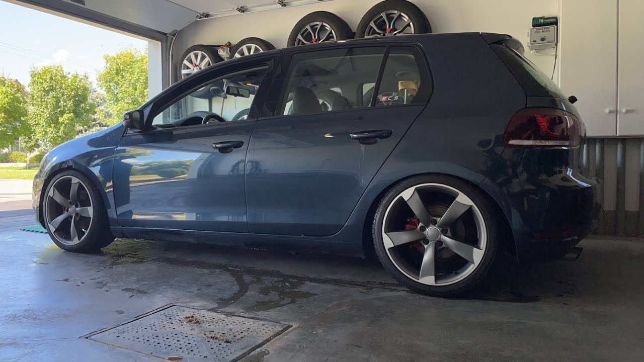 IE Tuned, 02q swapped 07k 2.5 VW Golf MK6 Sound. Custom catless exhaust ...