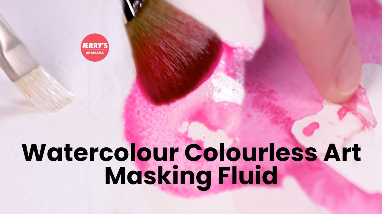 Colourless Art Masking Fluid, by Winsor & Newton - YouTube