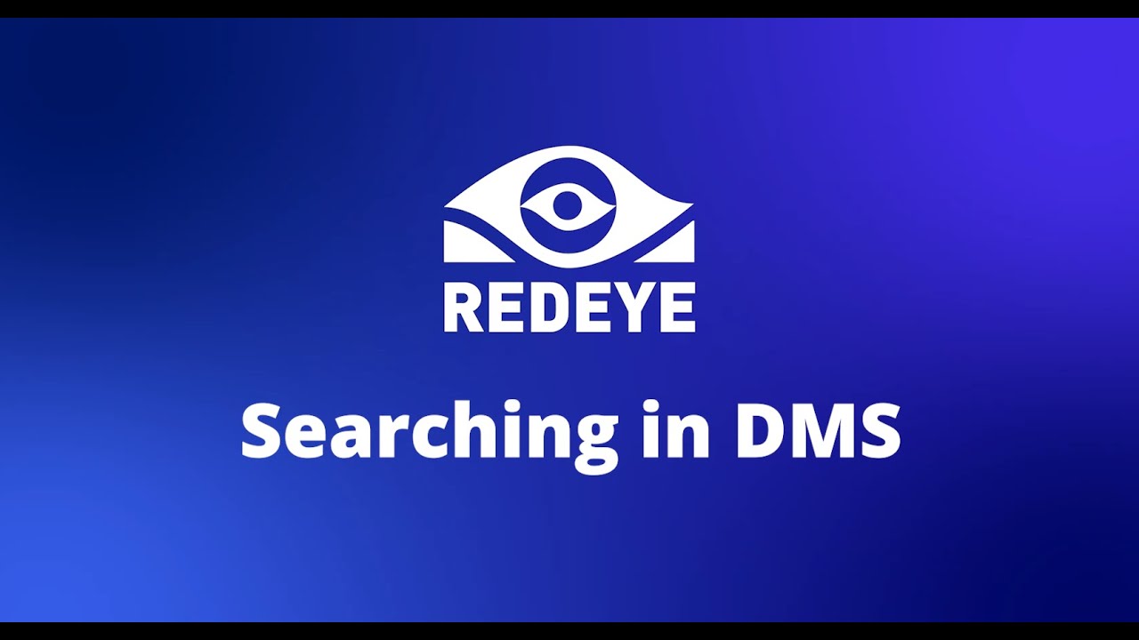 DMS Search Overview | RedEye Quick Tips - YouTube