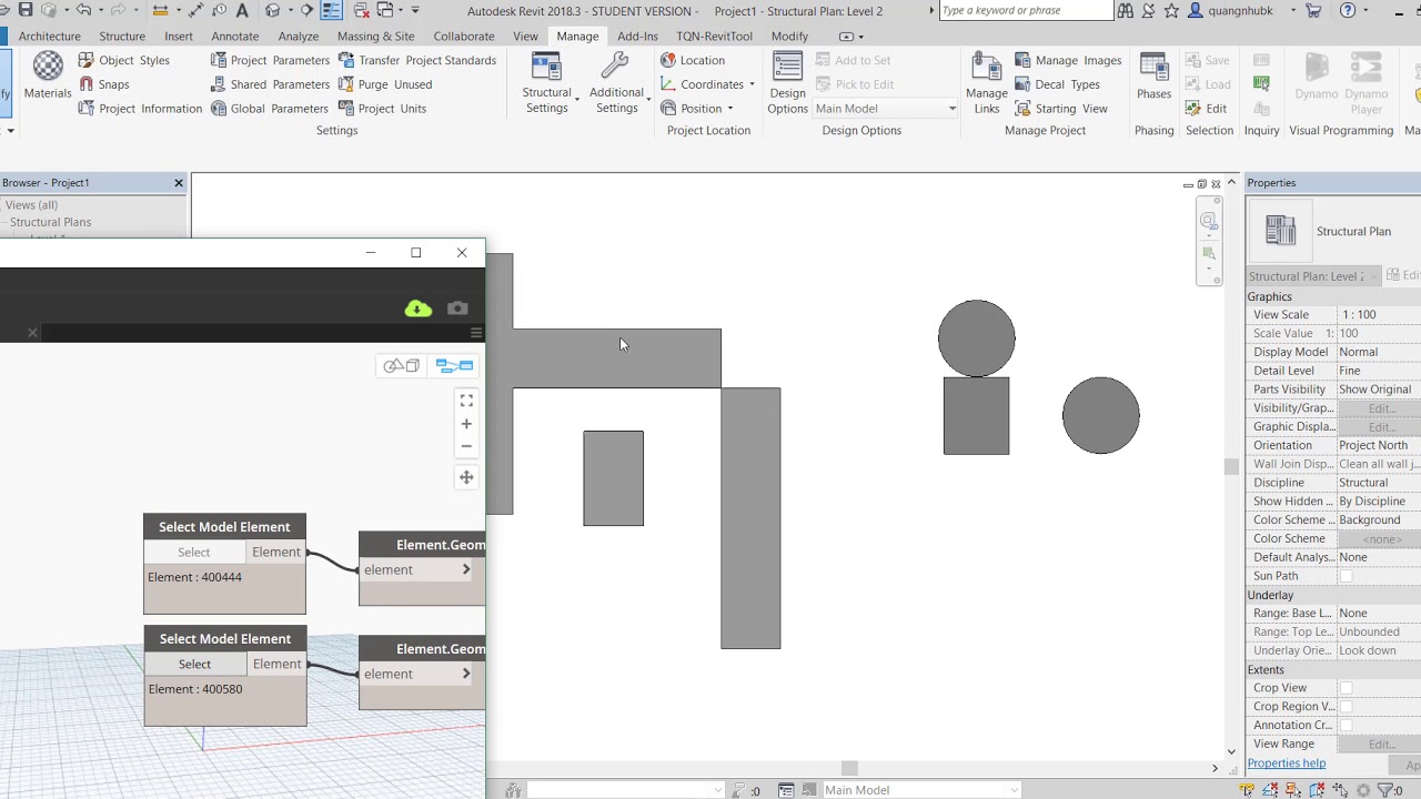 Check to intersect using ProtoGeometry.dll of Dynamo in Revit API - YouTube