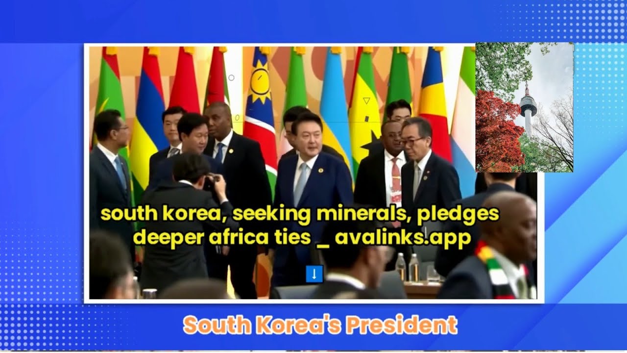 Africa Seoul Summit south korea, seeking minerals, pledges deeper ...