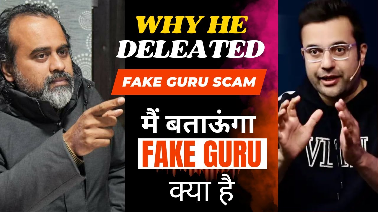 Why Sandeep Maheshwari Deleated FAKE GURU SCAM VIDEO Video? Detail ...