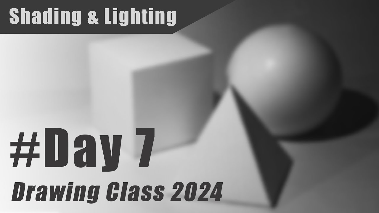 Drawing Class - 2024 | Day 7 | Drawing Basics for Beginners | Drawing ...