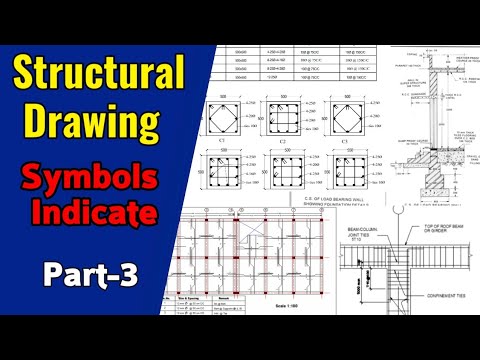 Structural Drawing Notes || Symbol Indicate in Drawing || Part-3 - YouTube