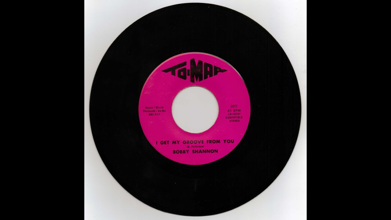 Bobby Shannon I get my groove from you - 1973 - YouTube