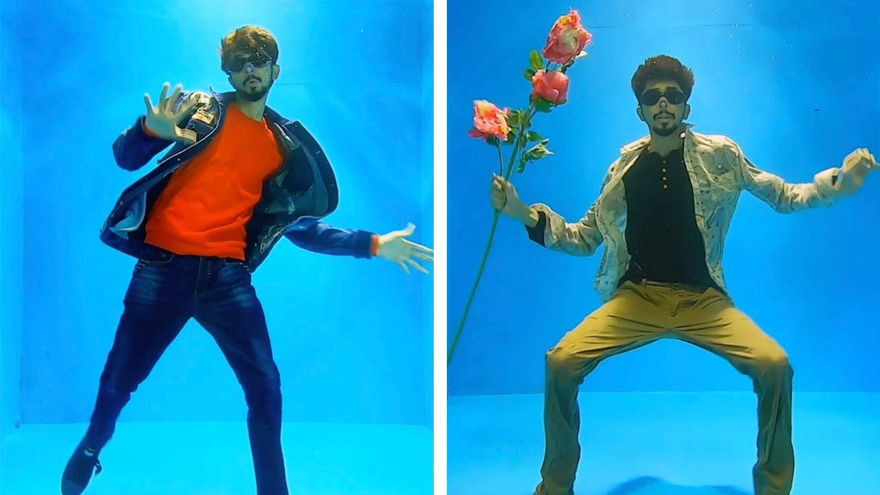 Man Shows Off Impressive Dance Moves Underwater - YouTube