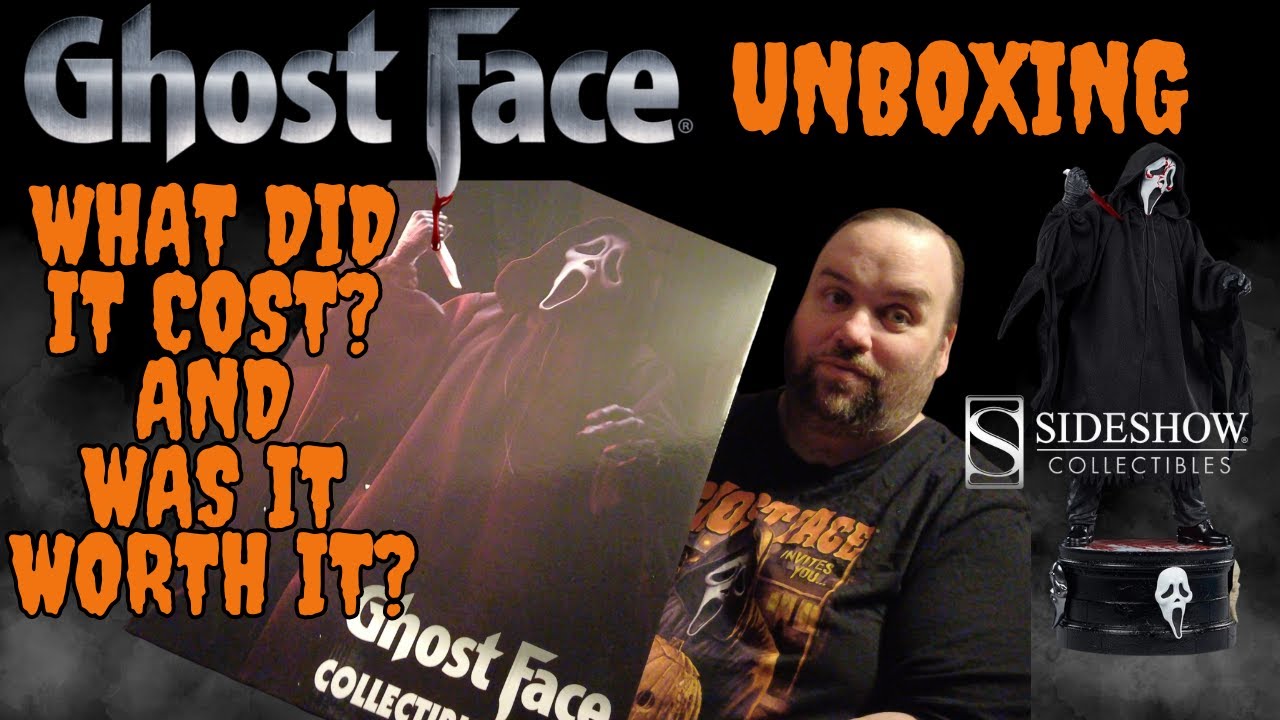GHOSTFACE STATUE UNBOXING SIDE SHOW COLLECTIBLES WHAT DID IT COST? AND ...