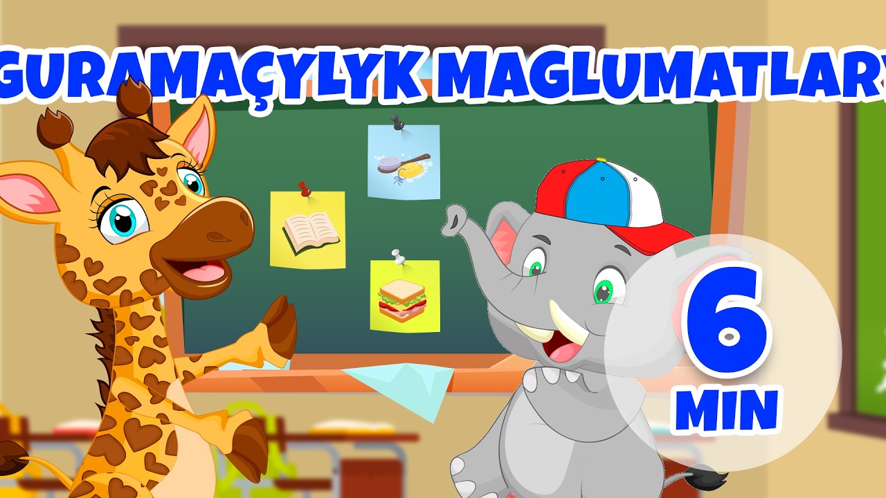 Gurnama maglumatlary - 6 min Giramille | Çagalar üçin goşgular we ...