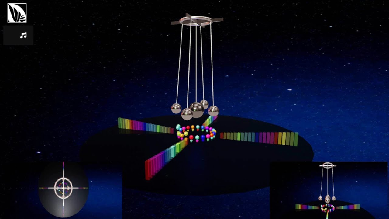 Best Pendulum Swings I Created So Far! Five pendulums cross wave. Newton's Cradle Project. No 5 ...