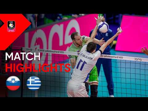 Highlights | Slovenia vs. Greece | CEV Enel EuroVolley 2026 | Men