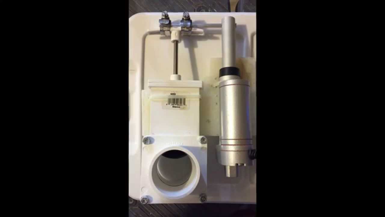 DIY Actuated Valve 2" PVC - YouTube