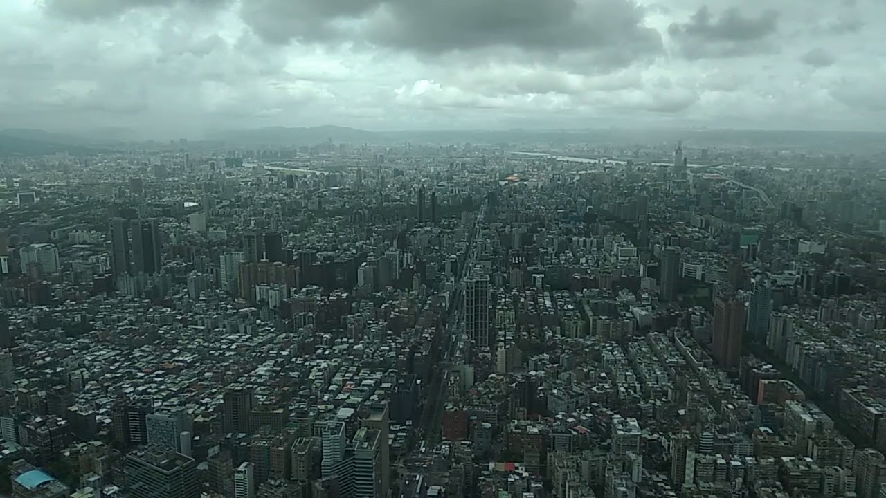 Kota Taipei dilihat dari menara 101 lantai 89 - YouTube