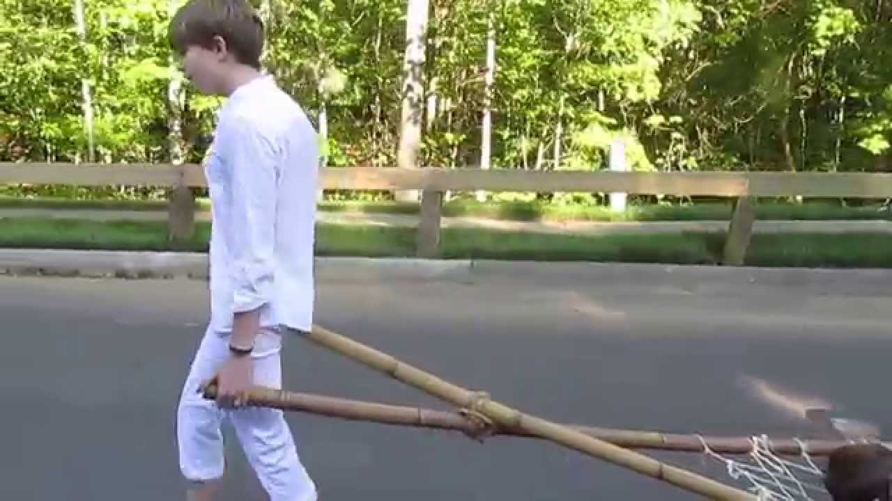 Bamboo Travois is easy to use - YouTube