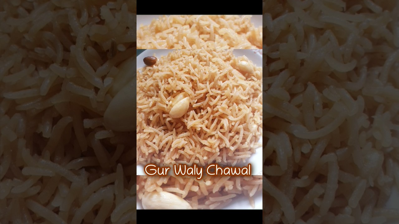 Gur Waly Chawal Recipe| Jaggery Rice Recipe| Delicious| #shortsvideo| # ...