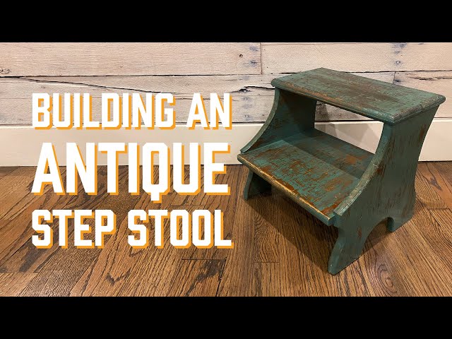 Antique step stool store