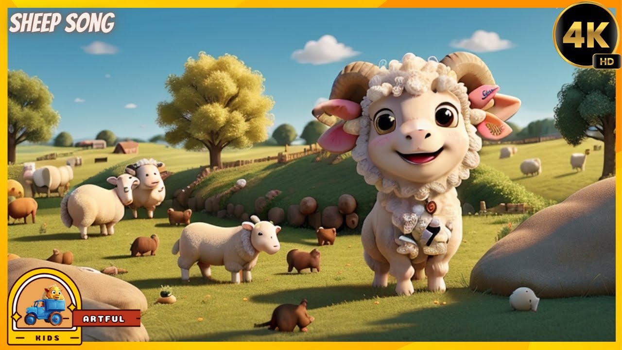 🐑 Happy Sheep Farm Song for Kids | Fun and Playful Farm Adventures 🎶🌾 ...