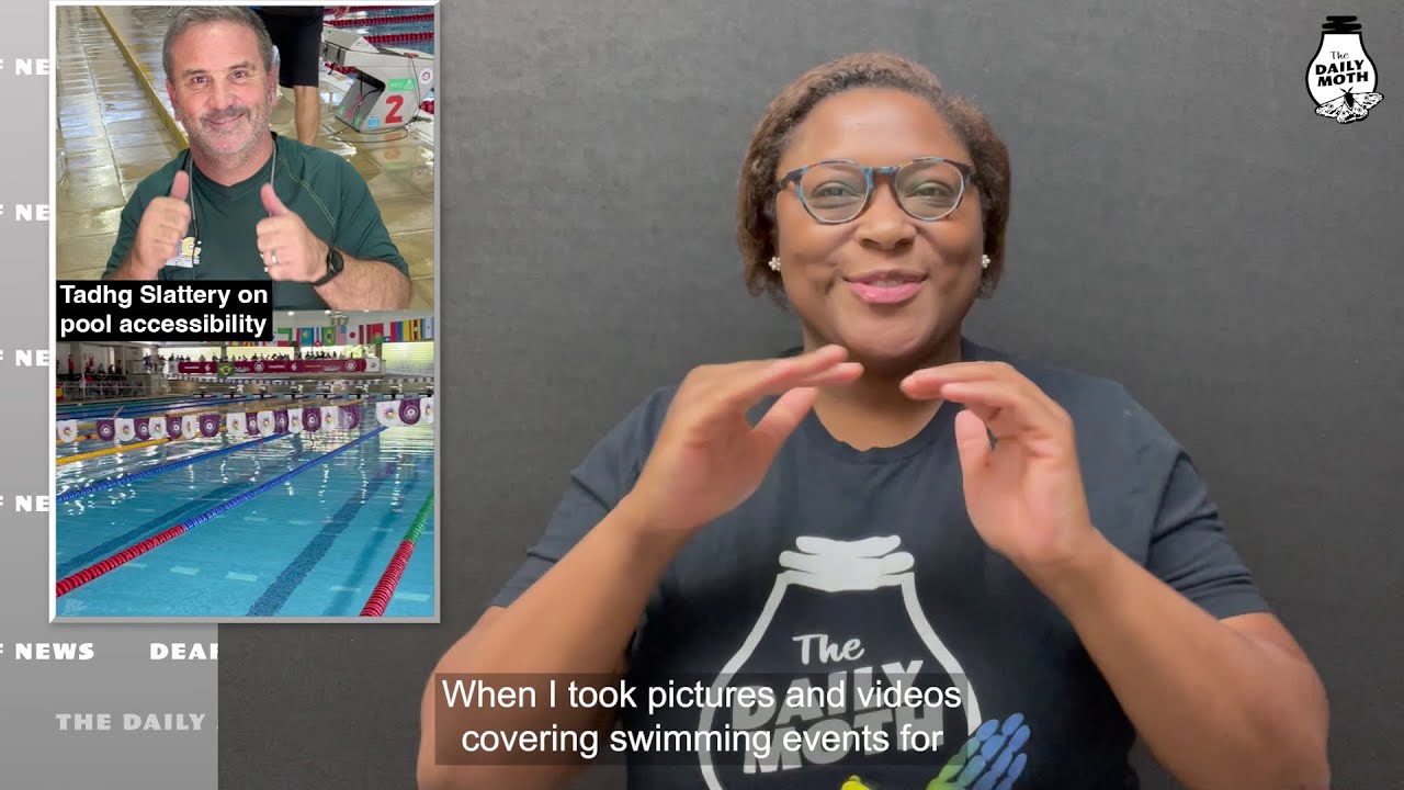 Tadhg Slattery on swimming competition accessibility - YouTube