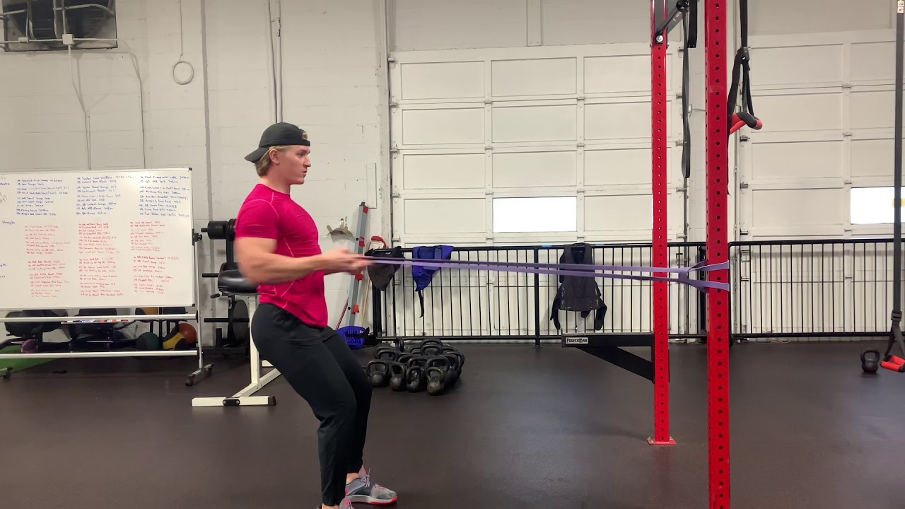 Resistance Band Underhand Rows (Speed) - YouTube
