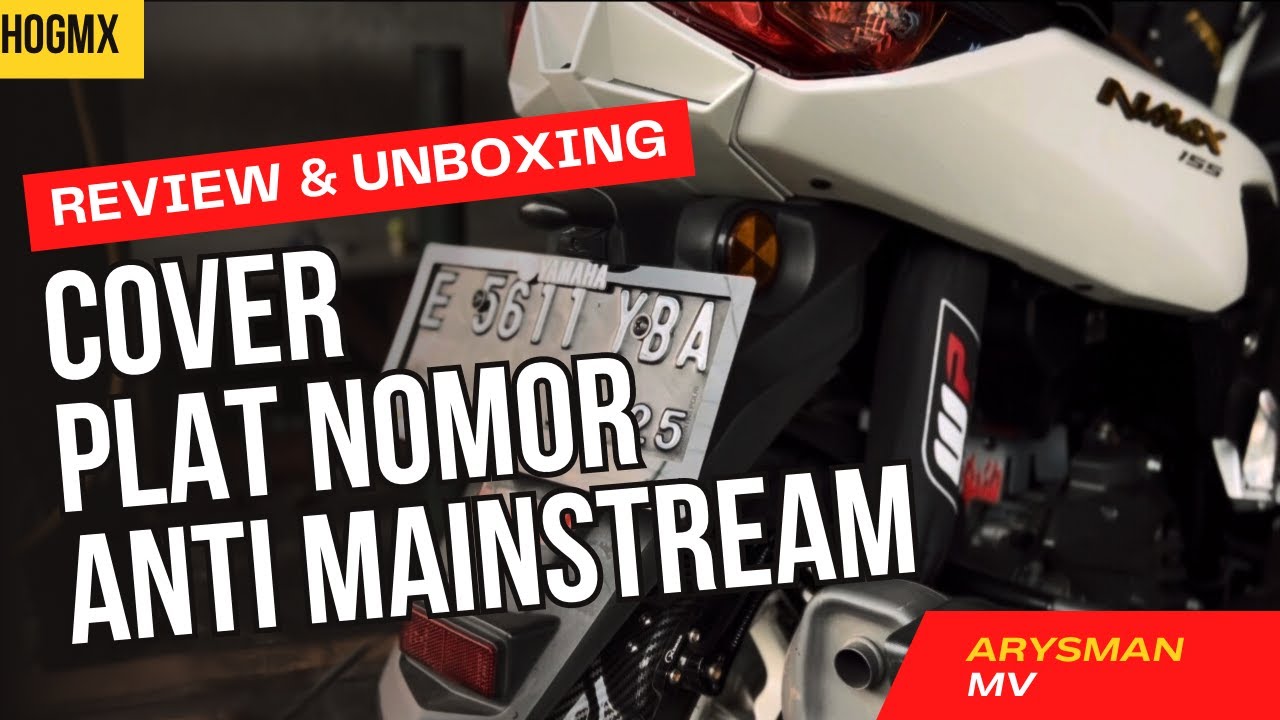 BEDA DARI YG LAIN !! COVER PLAT ESTETIK NAMBAH KEREN TAMPILAN MOTOR ...