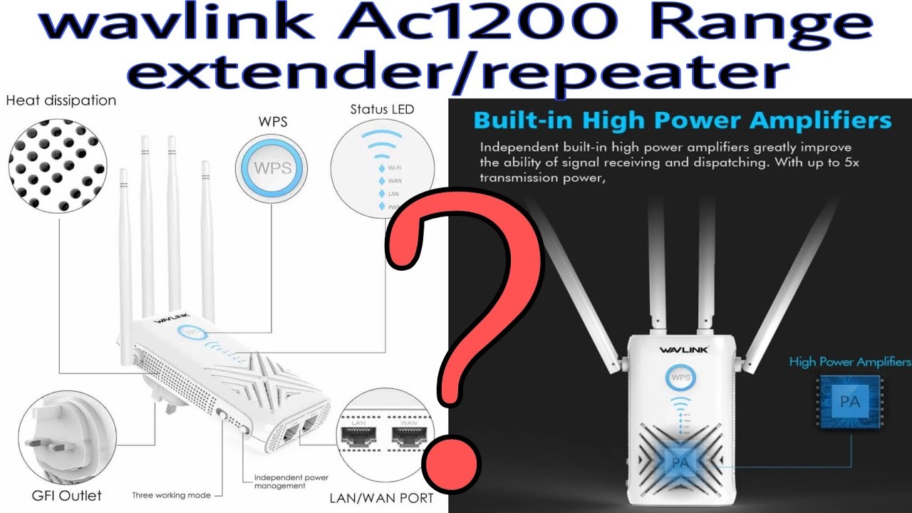 wifi Range Ext/Repeater Wavlink Ac1200 Dual Band(4G+5G) Unboxing - YouTube