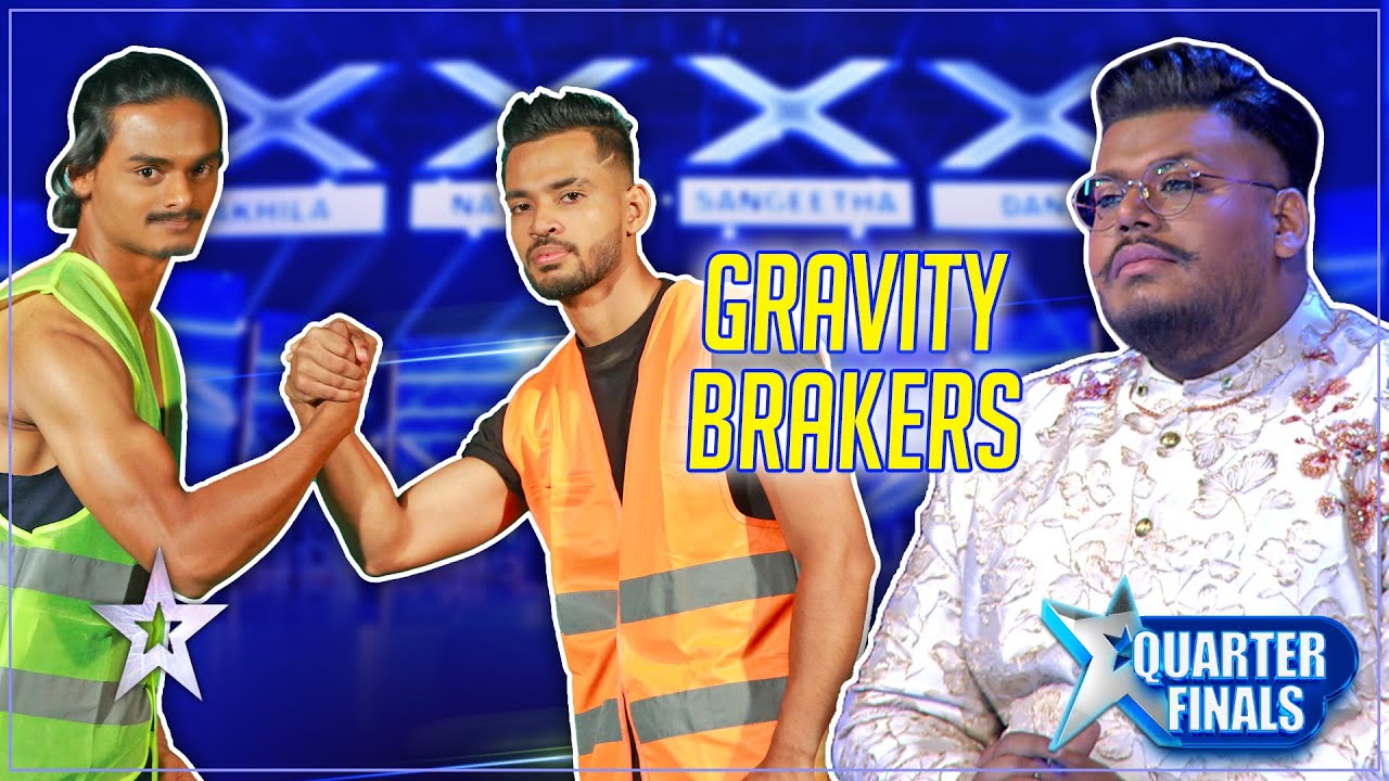 යකඩ තරම් හයිය කොල්ලො සෙට් එක 💪 | Gravity Breakers | Sri Lanka's Got ...