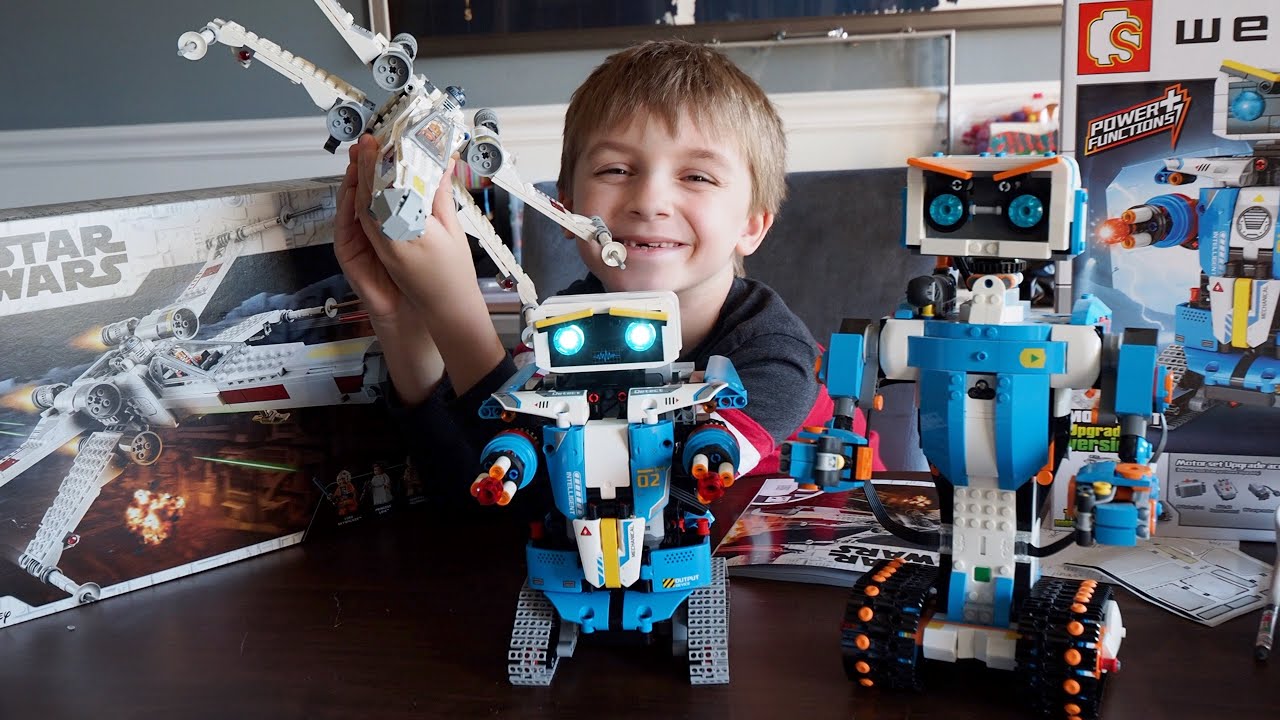 Fake LEGO RC Robot vs LEGO Star Wars X-Wing - YouTube