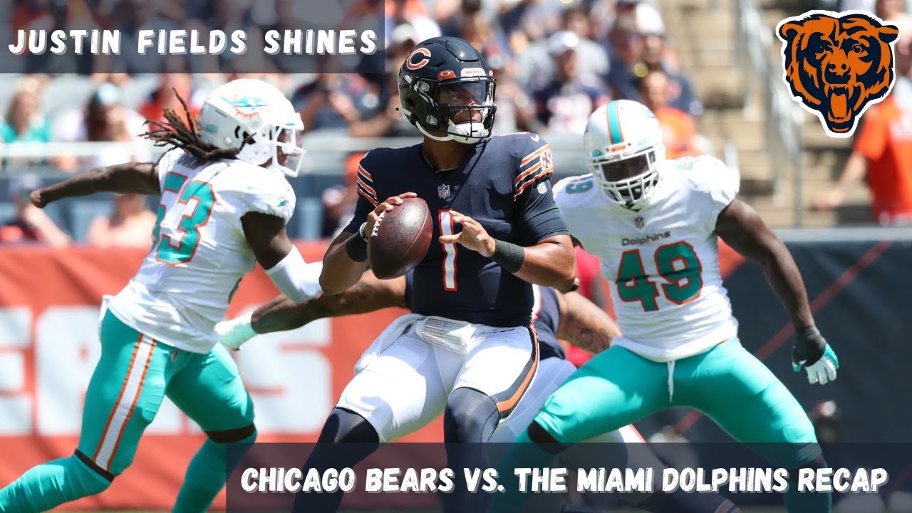 JUSTIN FIELDS SHINES AGAINST THE MIAMI DOLPHINS. BEARS WIN 20-13 IN ...