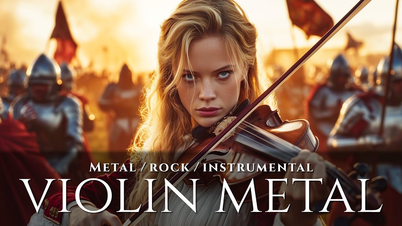 [1Hour] VIOLIN MEETS METAL 🎻🎸 EPIC SYMPHONIC INSTRUMENTAL - YouTube