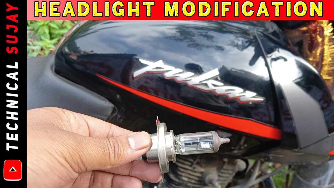 Pulsar modified | pulsar 125 headlight modification | Pulsar 125 ...