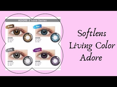 REVIEW Softlens Living Color Adore - YouTube