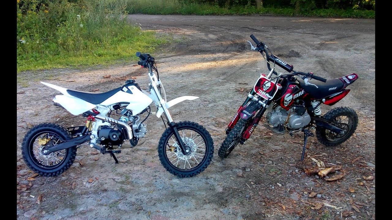 MRF 140 (manual) vs KXD 125 (automat) - YouTube