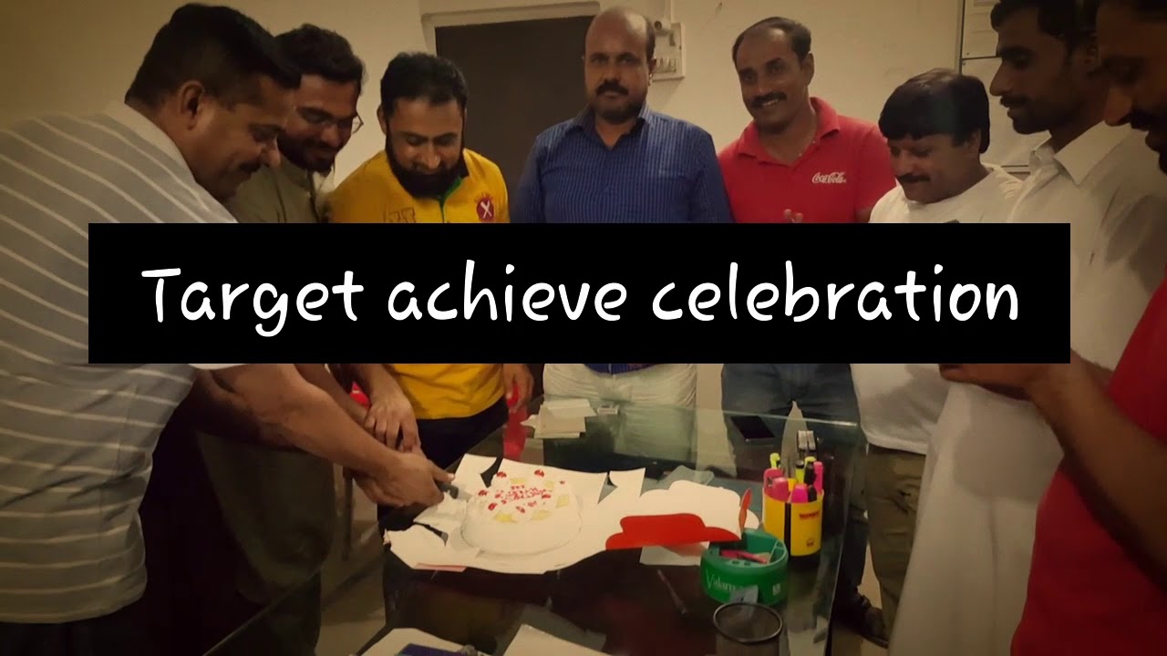 Target achievement celebration - YouTube