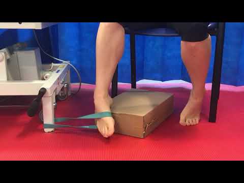 Ankle Strengthening with Exercise Band - YouTube