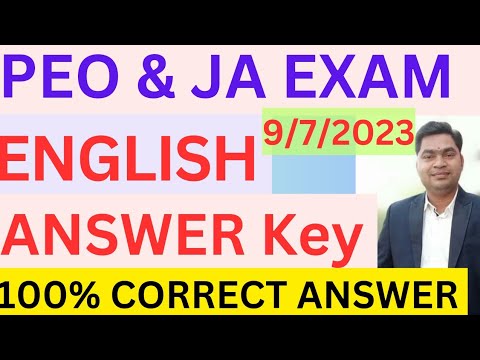 PEO AND JA ENGLISH ANSWER KEY | PEO AND JA ANSWER KEY | PEO ENGLISH ...
