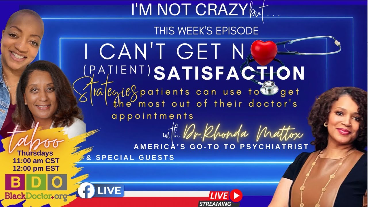 I'm Not Crazy, but...w/ Dr. Rhonda Mattox - YouTube