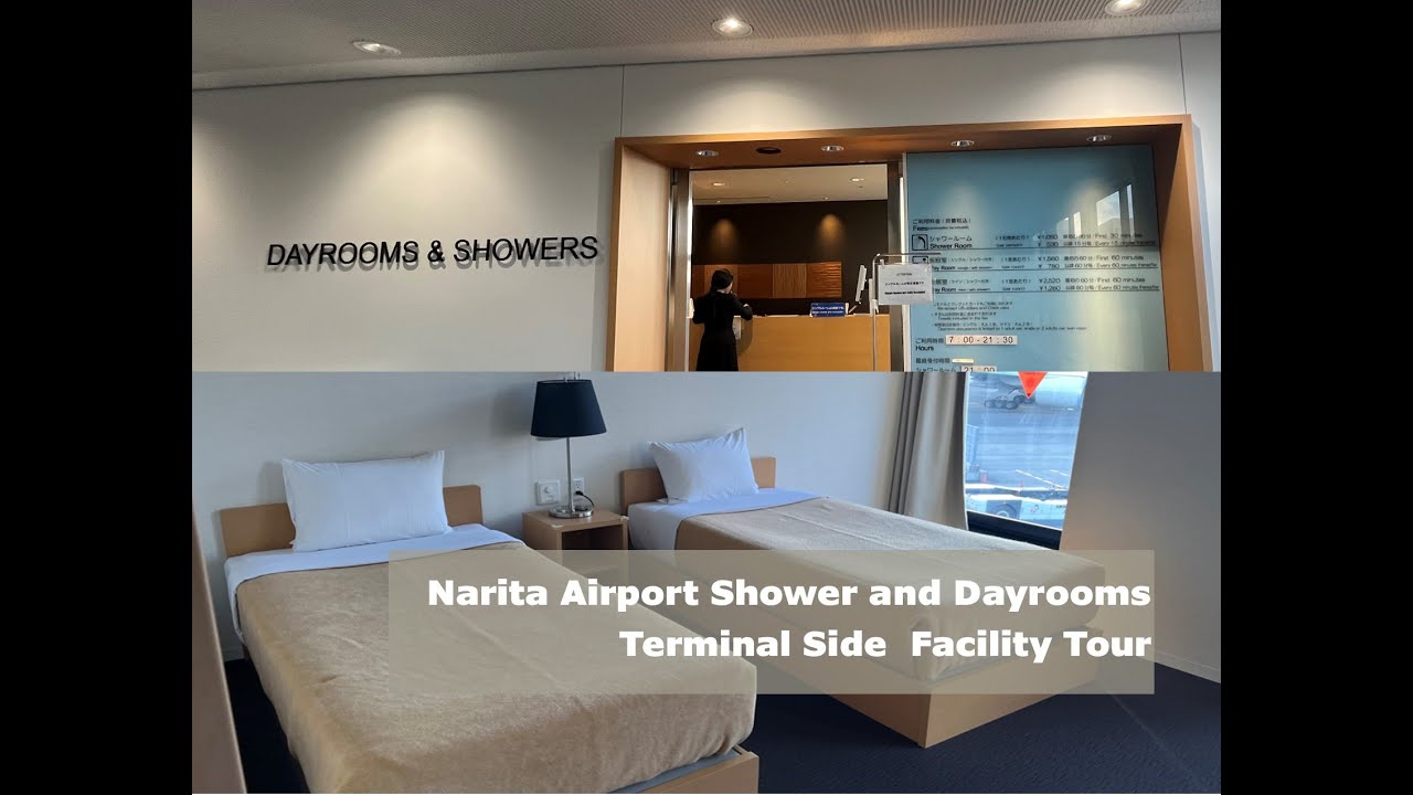 Narita Airport Dayroom, Shower and Nap Room Guide - YouTube