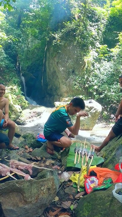 Hiking and Camping in Sigupanon Falls, Puting Bato, Cabadbaran City - YouTube